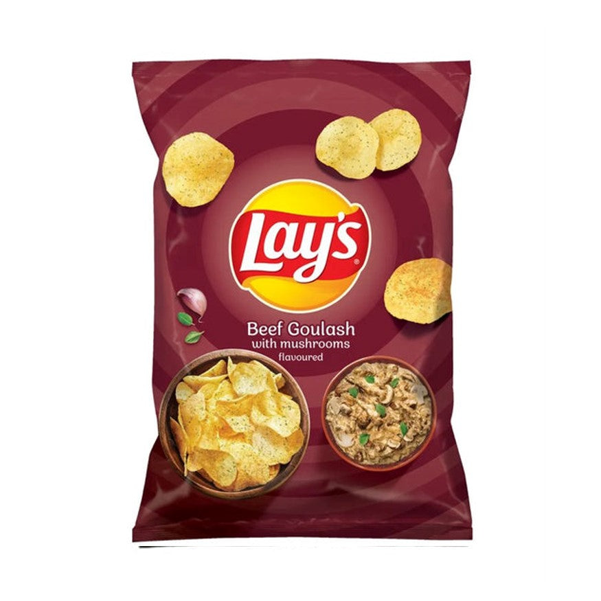 Lays Beef Goulash with Mushrooms chips 130g (GERMANY) – Exotic Club Co.