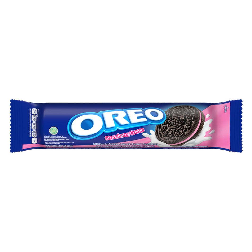 Oreo Strawberry Creme Cookies 119.6g (Indonesia) – Exotic Club Co.