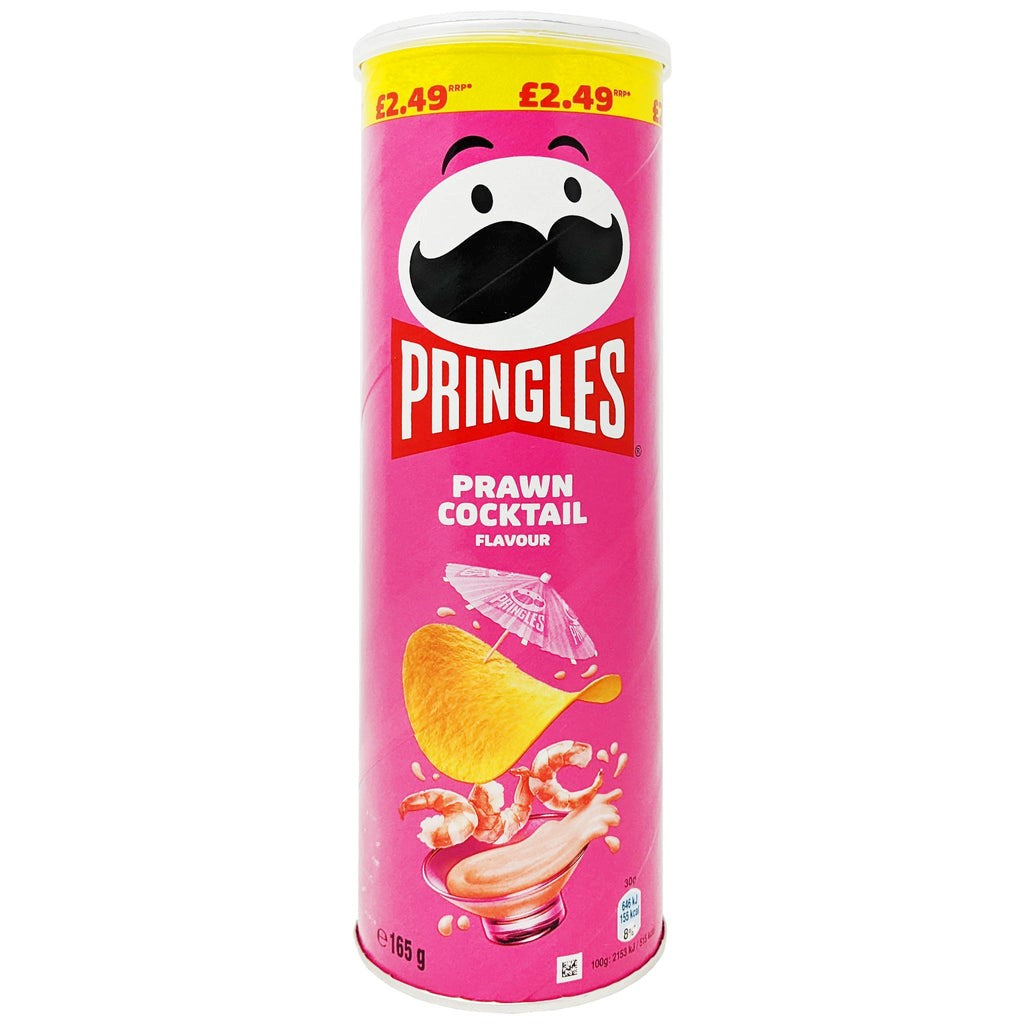 Pringles Prawn Cocktail Chips - 165g - (UK) – Exotic Club Co.