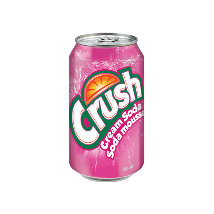 Crush Mousse Cream Soda - 330ml Can - Canada – Exotic Club Co.