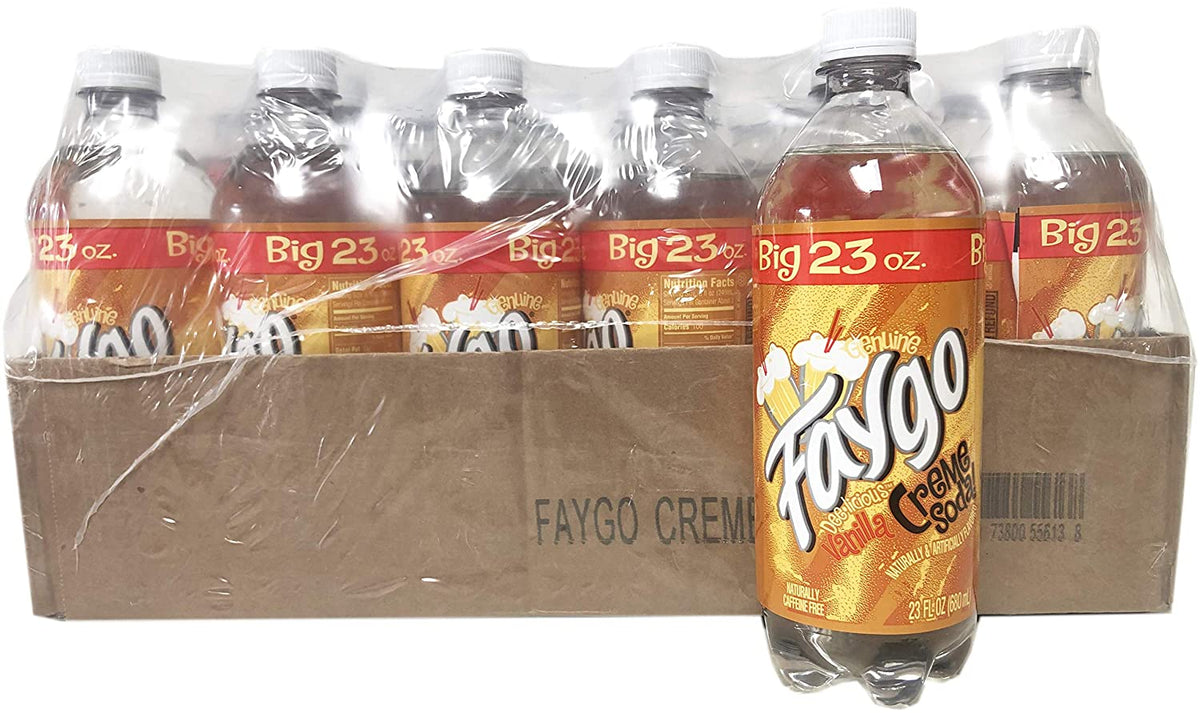 Faygo Vanilla Cream 23oz - 24-Pack – Exotic Club Co.